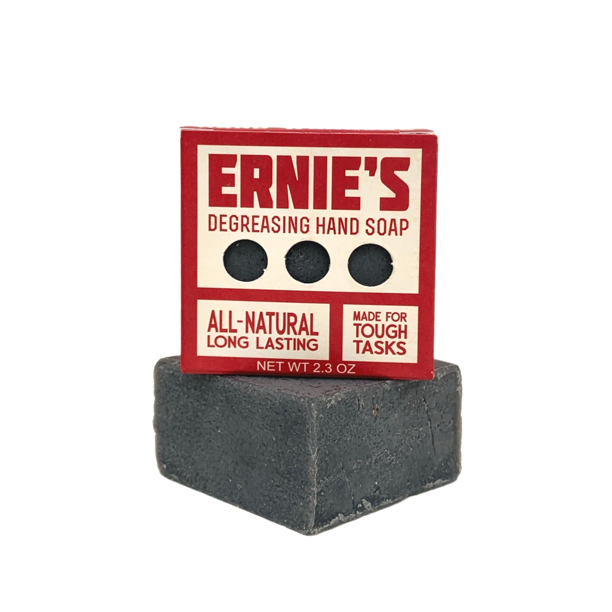 Ernie’s Soap Single Bar | Natural Heavy-Duty Hand Soap for Tough Grime ...